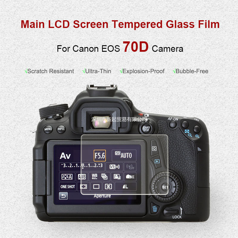 Camera Screen Protector for Canon EOS 77D 70D 80D 90D 7D2 Tempered ...