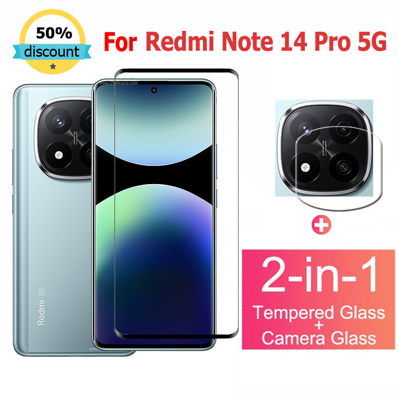 Redmi Note 14 Pro 5G Tempered Glass Screen Protector For POCO X7 C75 ...