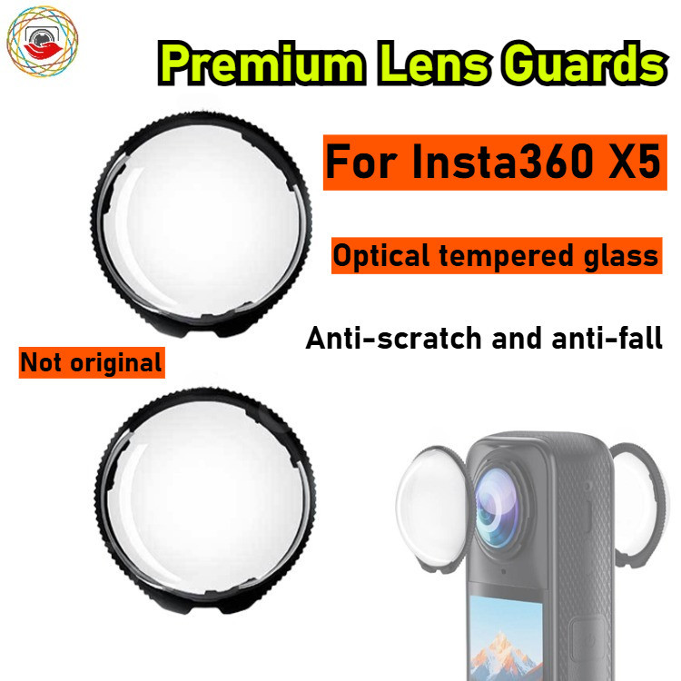Premium Lens Guards For Insta360 X5 Optical Glass Camera Lens Protector ...