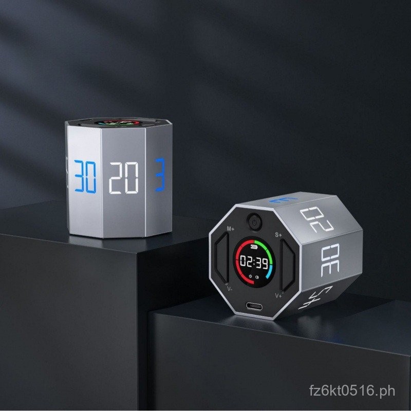 Eight-Sided Reminder Timer Kitchen Self-Discipline Timer Small Square ...