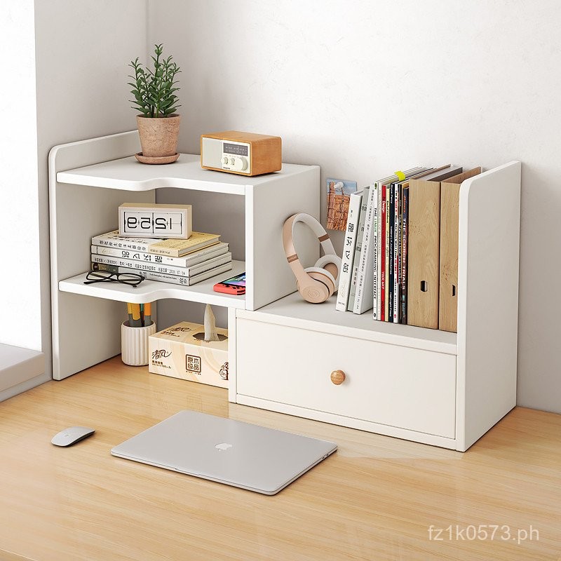 Desktop Small Office Desk Rack Bookshelf Rack Layered Desk Shelf ...