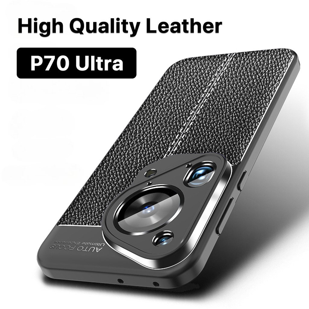 Huawei Pura 70 Ultra Case Pura 70 Pro Leather Casing Soft TPU ...