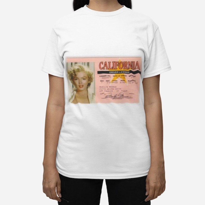 MM Vintage Famous Icon Actress 50s Model Graphic Tee, Vintage TV Star ...