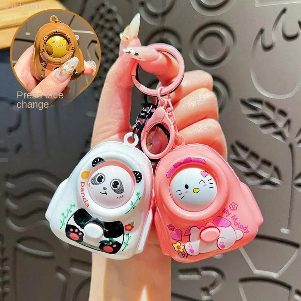 SWISSWIN Crayon Shin-chan Face Changing Doll, With Keychain Capybara ...