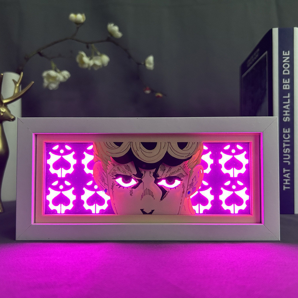 SALE Japan 3D Anime Light Box Cartoon one piece DRAGON BALL NARUTO jojo ...