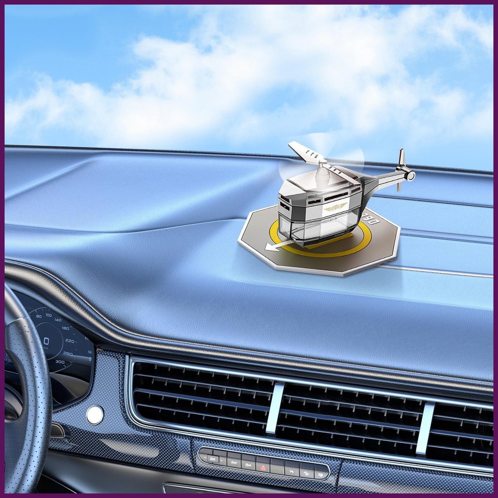 Scent Car Diffuser Rotating Solar Powered Car Diffuser Air Freshener ...