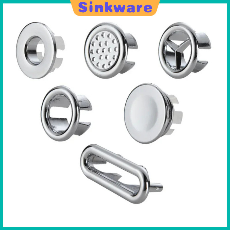 【YHD】1PCS Wash Basin Overflow Ring Neatly Decorated Cover Wash Basin ...