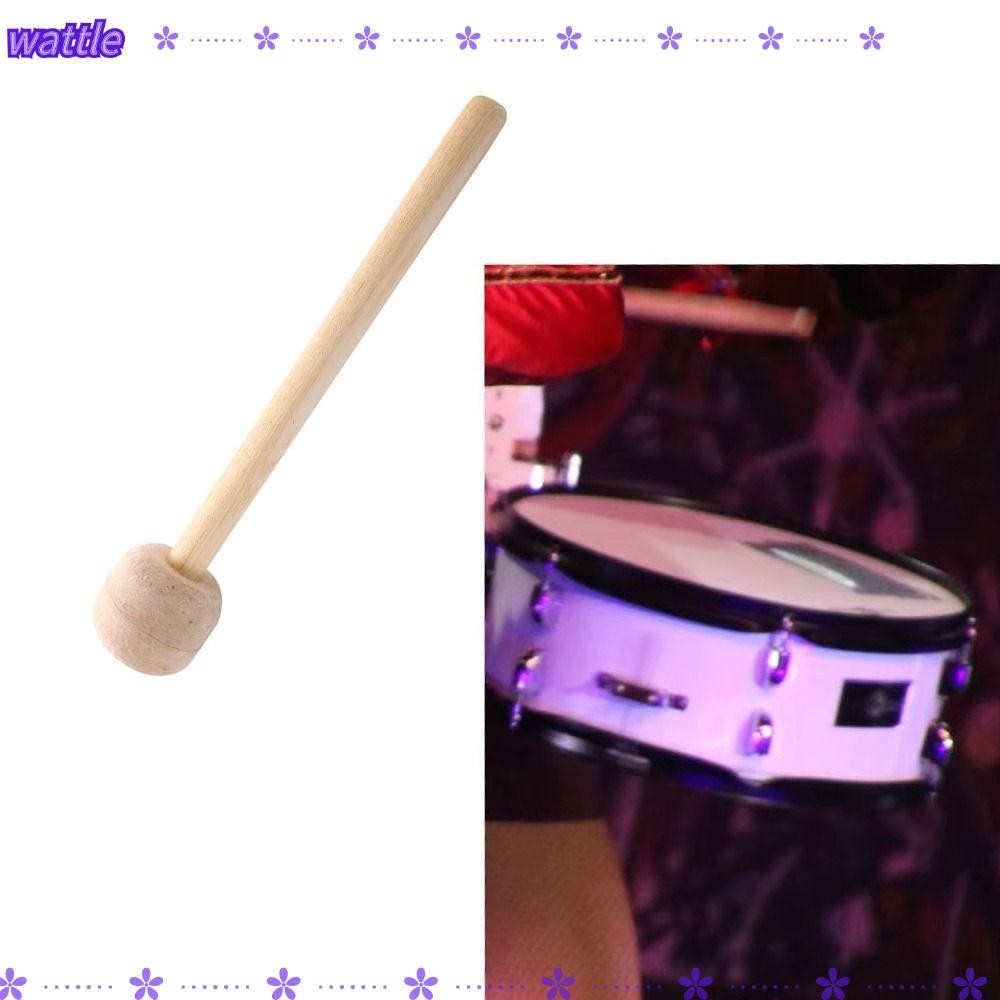 WATTLE Marching Drums Stick, Wooden Long Handle Professional Marching ...