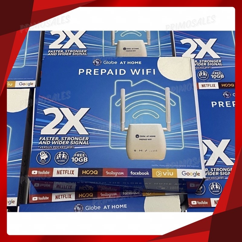 GLOBE PREPAID WIFI ROUTER DUAL ANTENNA | Shopee Philippines