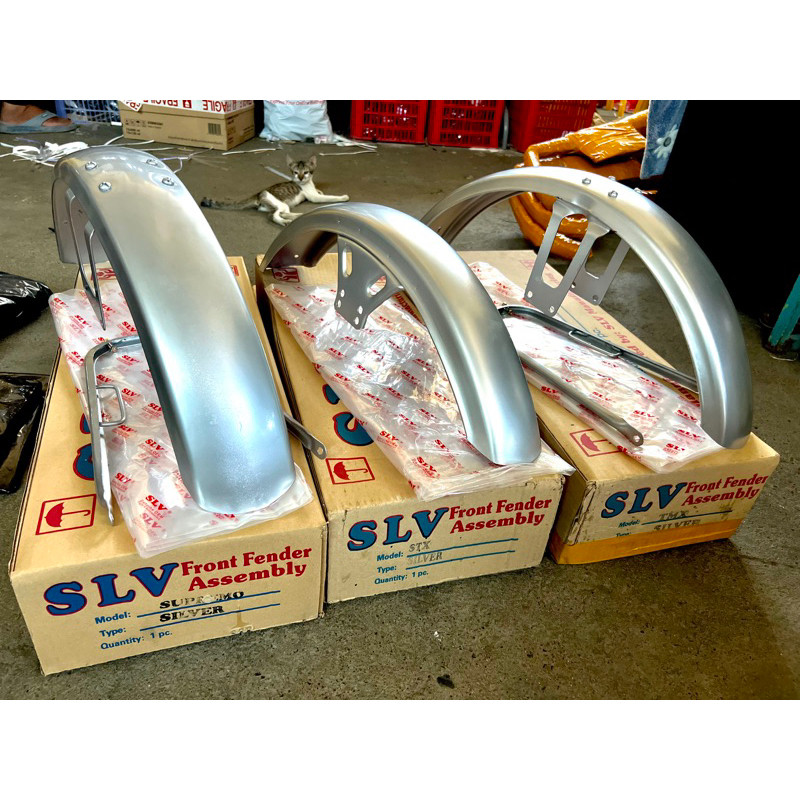 SLV Front fender TMX SUPREMO, TMX155, TMX125 & STX125 (coated silver ...