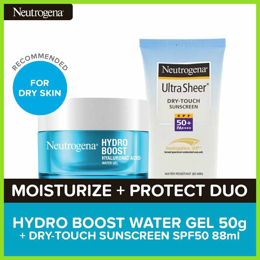 Neutrogena~K?Hydro%eC+k@Boost+p@Water+I@Gel+ii@50g+yH@++dy@Ultra Sheer Dry-Touch Sunscreen Broad ...