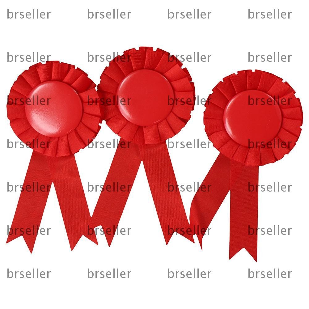 BRSELLER Award Ribbon, Rosette Ribbon Blank Award Medals, 1st Place Red ...