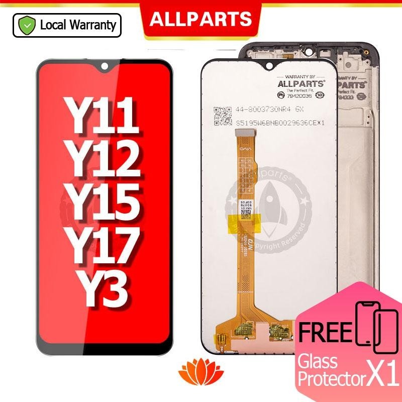 Allparts Lcd Display For Vivo Y11 Y12 Y15 Y17 2019 Y3 Touch Screen Digitizer Assembly V1901a ...