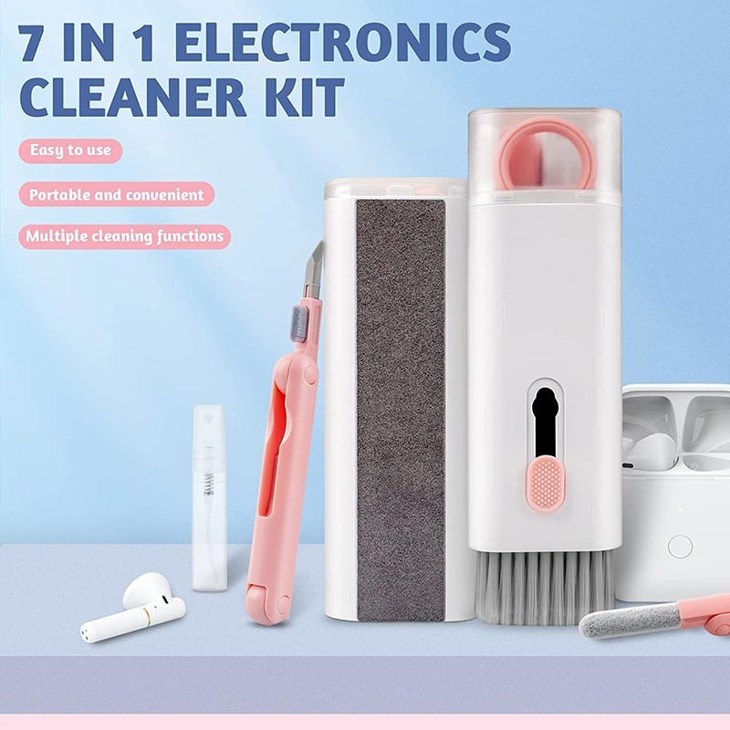 7 In 1 Portable Keyboard Mini Cleaner Keyboard Cleaning Brush Kit for ...
