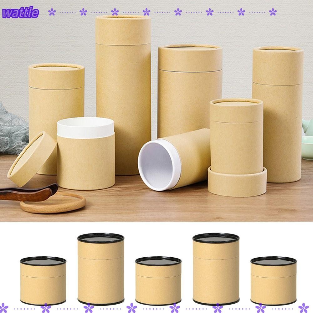 WATTLE Packaging Boxes, Cardboard Multiple Sizes Round Tube ...