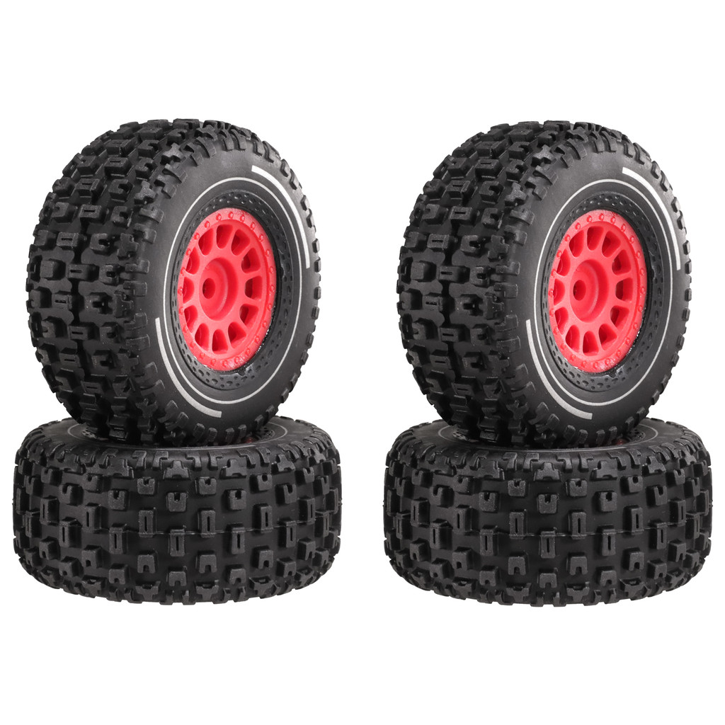 4pcs 65mm Rubber Tire Tyre 12mm For MJX HYPER GO 1/14 14301 14302 14303 ...