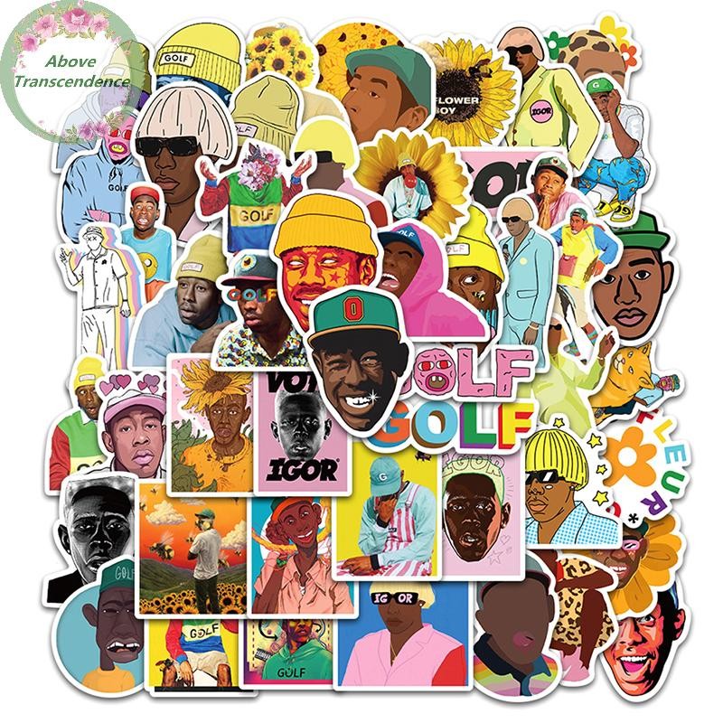 Above 50PCS Rapper Singer Tyler The Creator Stickers DIY Skateboard ...
