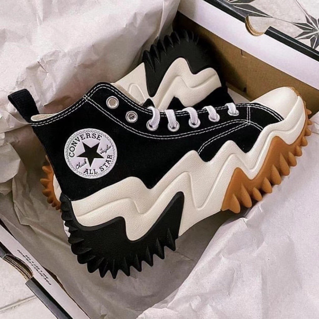 legit quality OEM Converse Run Star Motion High Top Canvas Shoes Wedge ...