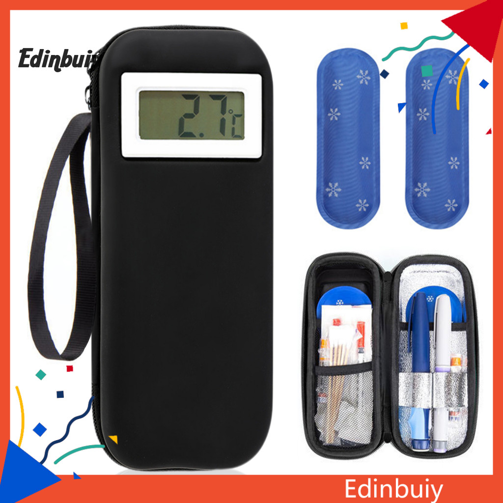 EDI Medication Cooling Bag Insulin Cooling Pouch Portable Insulin ...