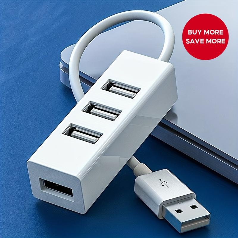 4 Port USB HUB Connector for Computer Mouse Keyboard Office Laptop USB ...