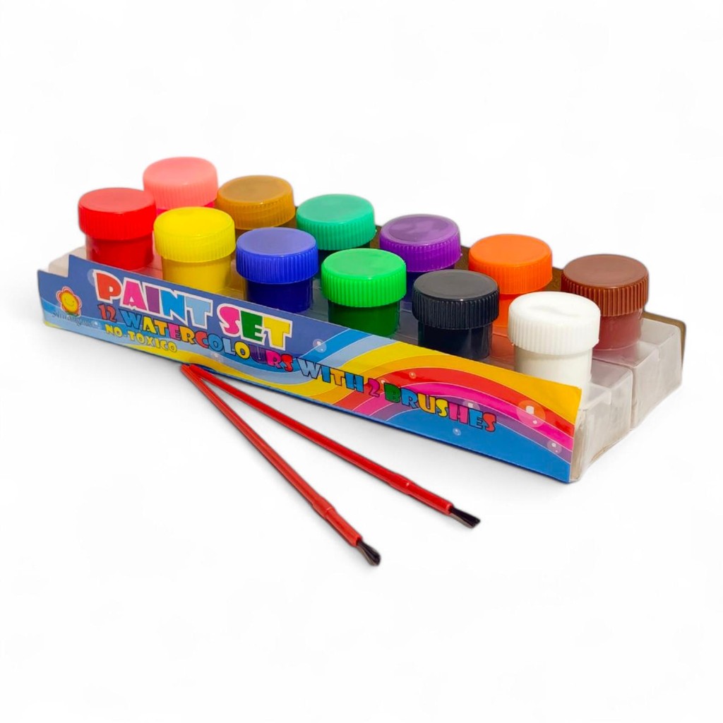 H&H 6/12-Color Washable Poster Paint Set - Unleash Your Artistic ...