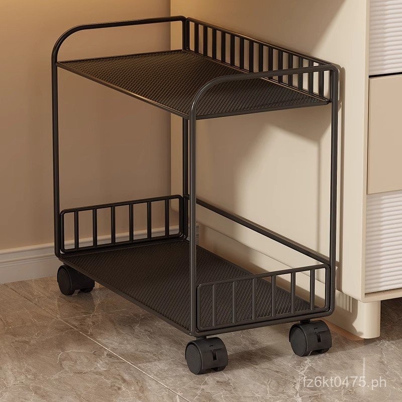 Desk Storage Basket Magic Trolley Home Storage with Wheels Under Desk Movable Backpack Rack ...