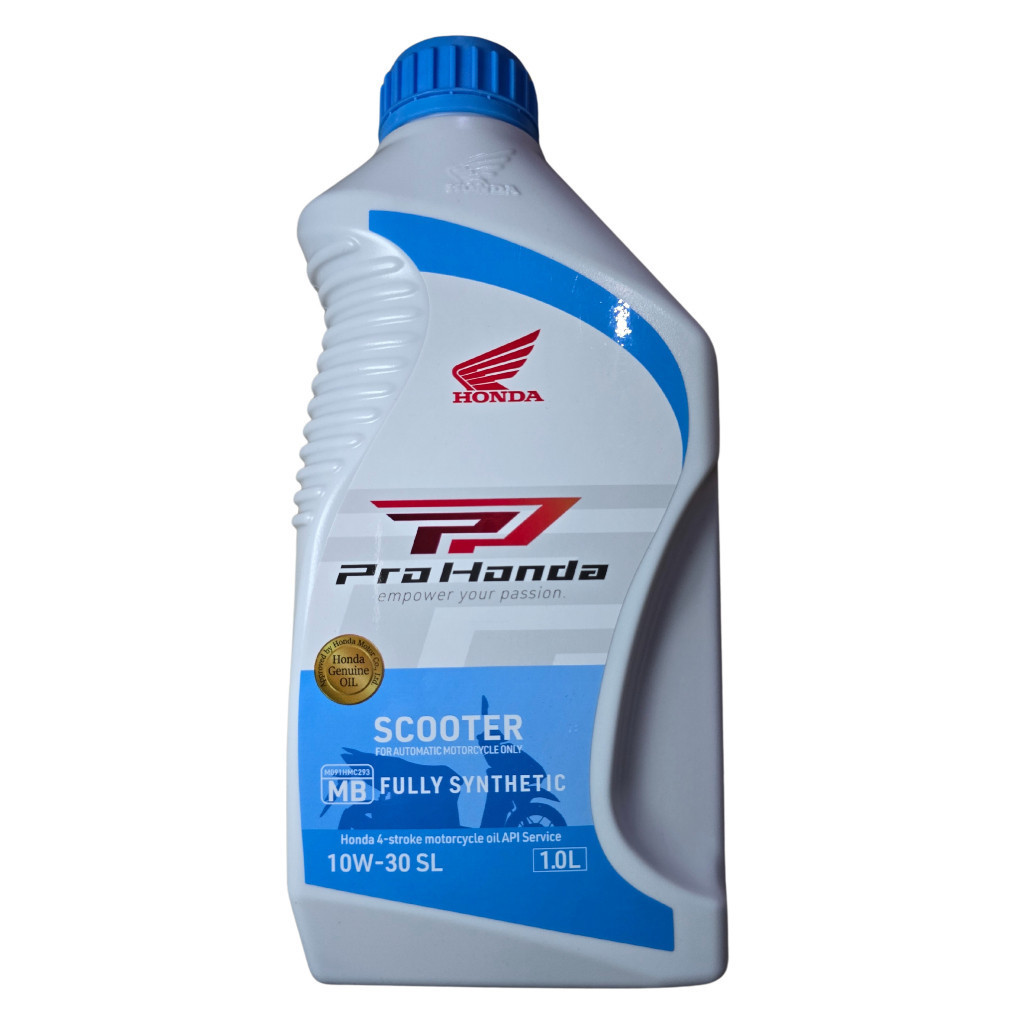 PRO HONDA ENGINE OIL 100% FULLY SYNTHETIC 4T SAE 10W-30 API RATING SL ...