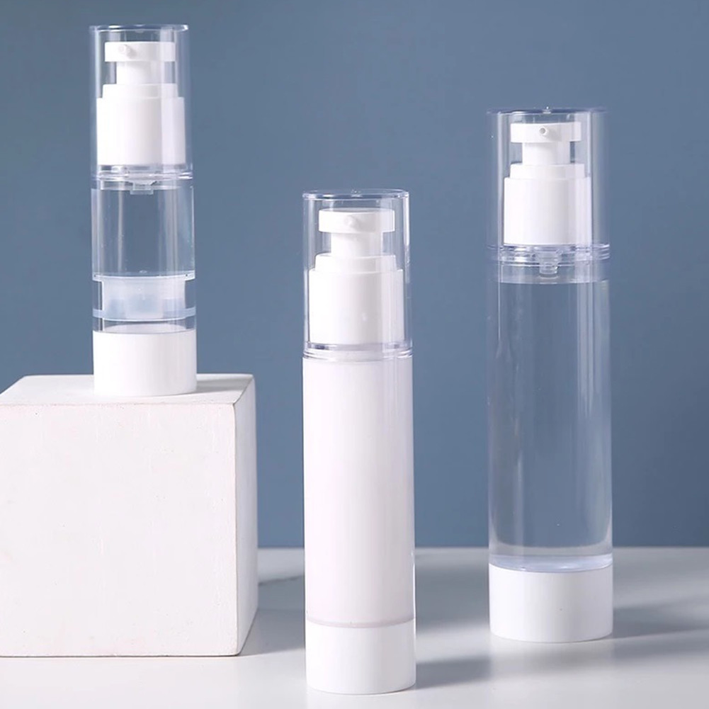 5/15/30/50/100 ML Travel Portable Clear Plastic Bottle Vacuum Bottles ...