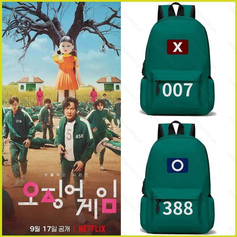SnOw Squid Game Season 2 Backpack for Student Large Capacity ...