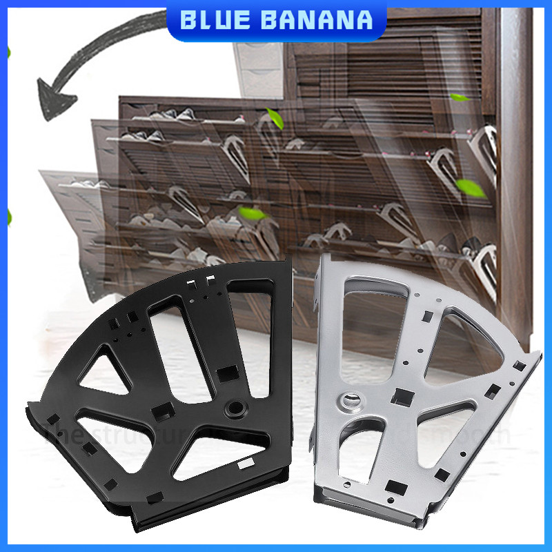 2Pcs Shoe Cabinet Hinges Steel Shoe Rack Flip Hinges Shoes Shelf Hinge ...