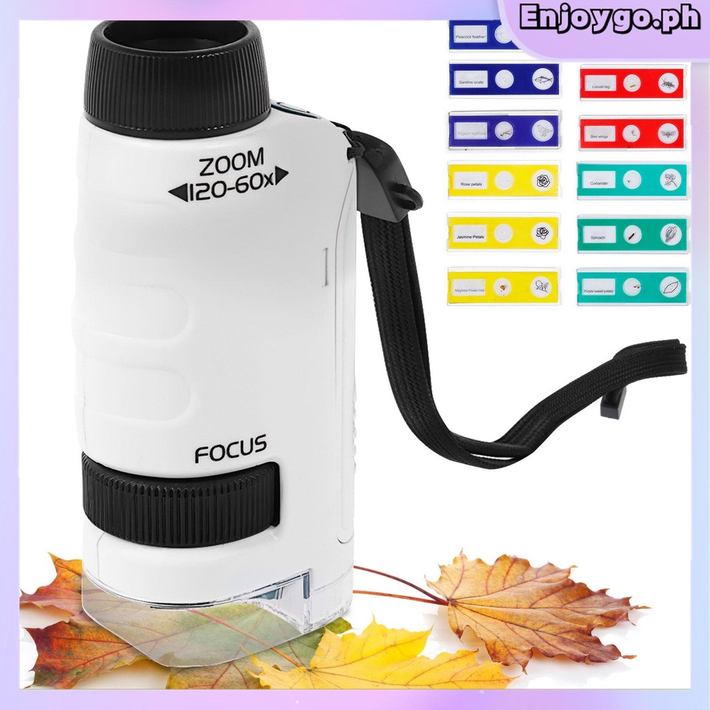 Handheld Mini Scope Solid Portable Kids Microscope for Lab Education ...