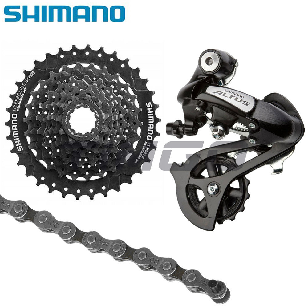 Shimano Altus M310 MTB Bike 1×8 Speed Rear Groupset RD-M310 Derailleus HG31-8 Cassette 11-32T ...