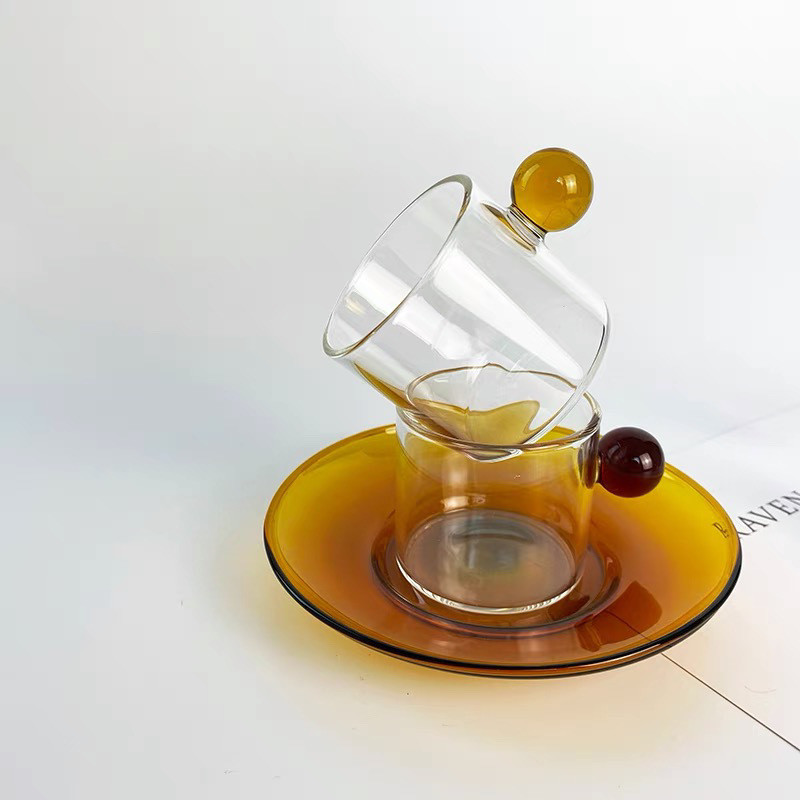 Creative Handmade Nordic Home Furnishing Ball Glass Small Capacity ...