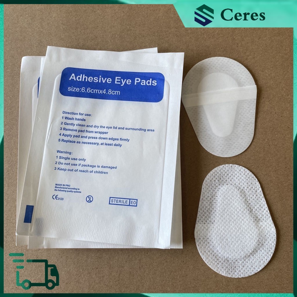 50pcs Sterile Eye Pad Adults Eye Patch Medical Pads Sterile Eye Pad For ...