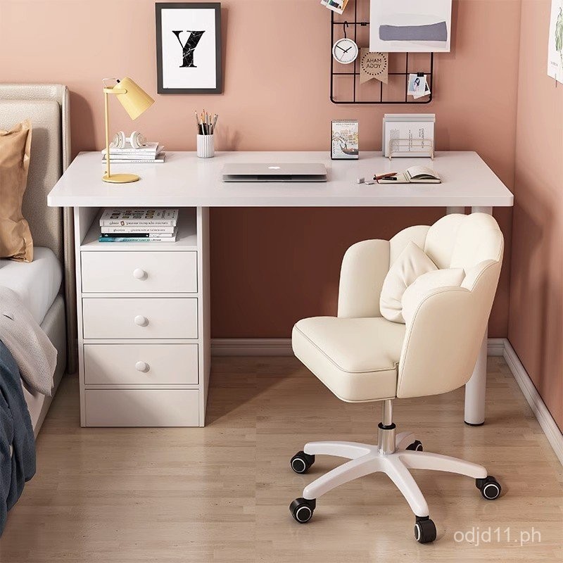 Solid Wood Desk Home Desktop Computer Desk Simple Modern Study Room ...
