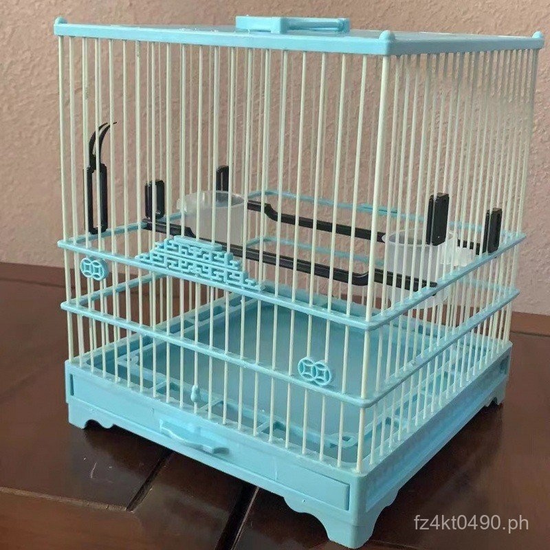 Plastic Cage Linen Material Jade Bird Square Cage Free Shipping ...