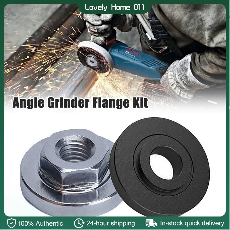 2Pcs M10 Inner Outer Flange Nut Angle Grinder Replacement Lock Nut Kit ...