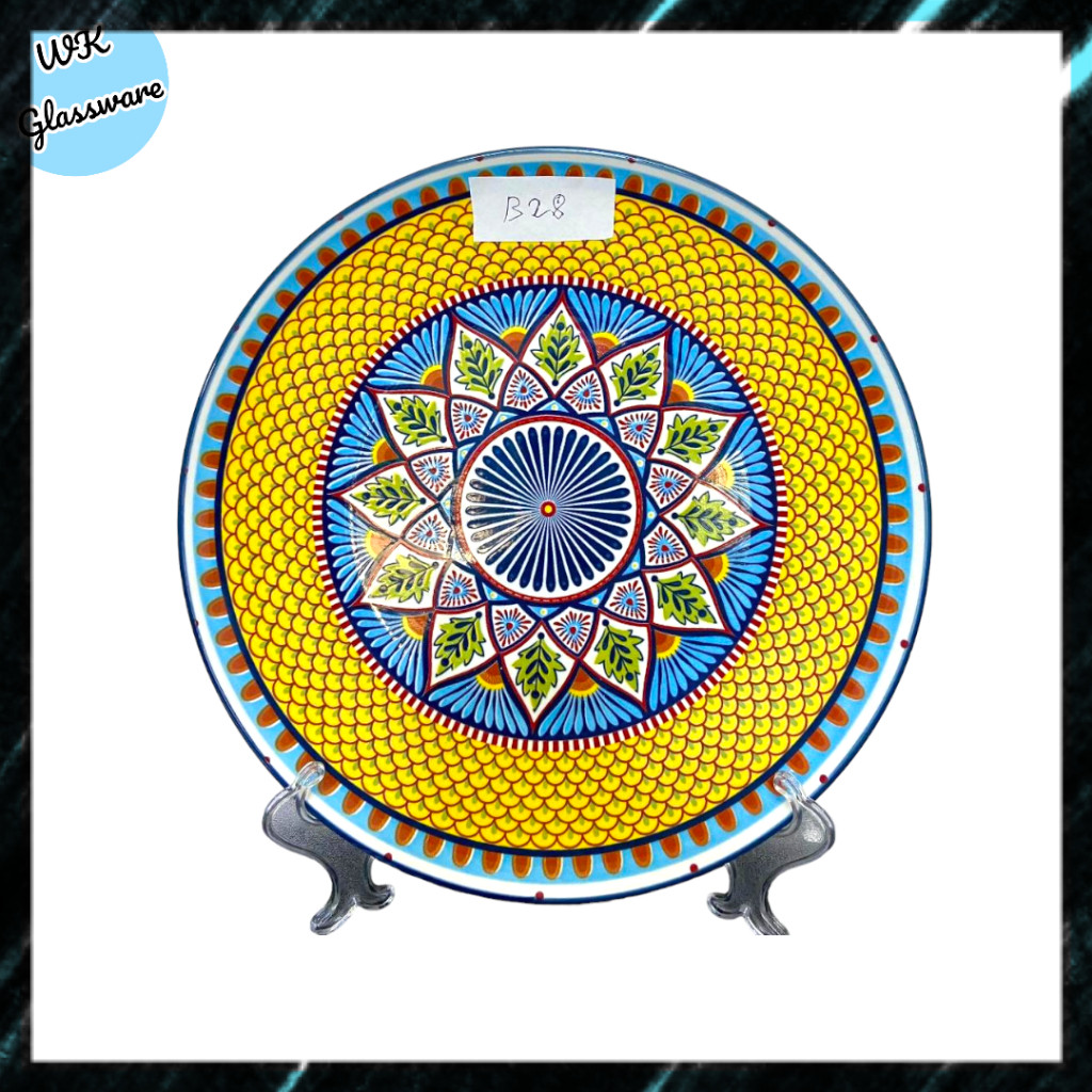 Ceramic Vintage Moroccan Tableware Dinner Salad Dessert Serving Plate ...