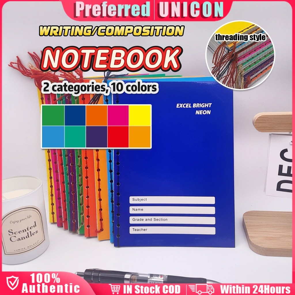 10Pcs Writing YARN Notebook School Supplies Set for Grade 1-5 ...
