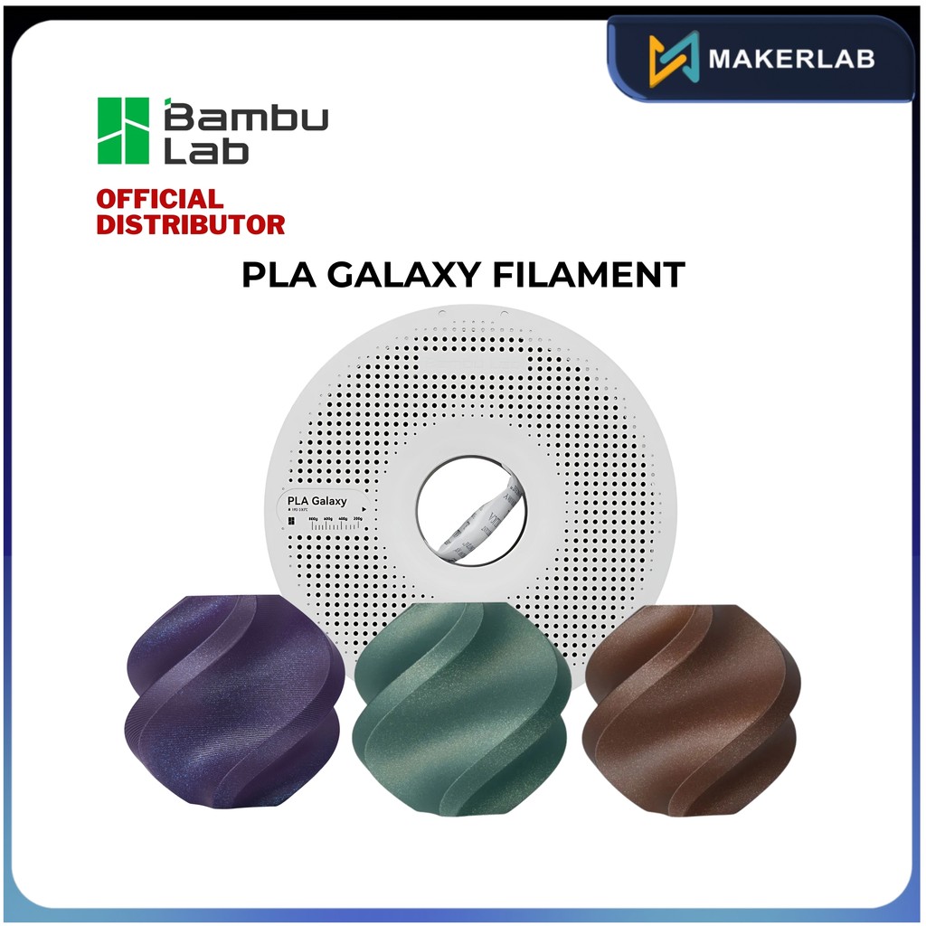 Bambu Lab PLA Galaxy 3D Printer Filament 1.75mm 1KG | Shopee Philippines