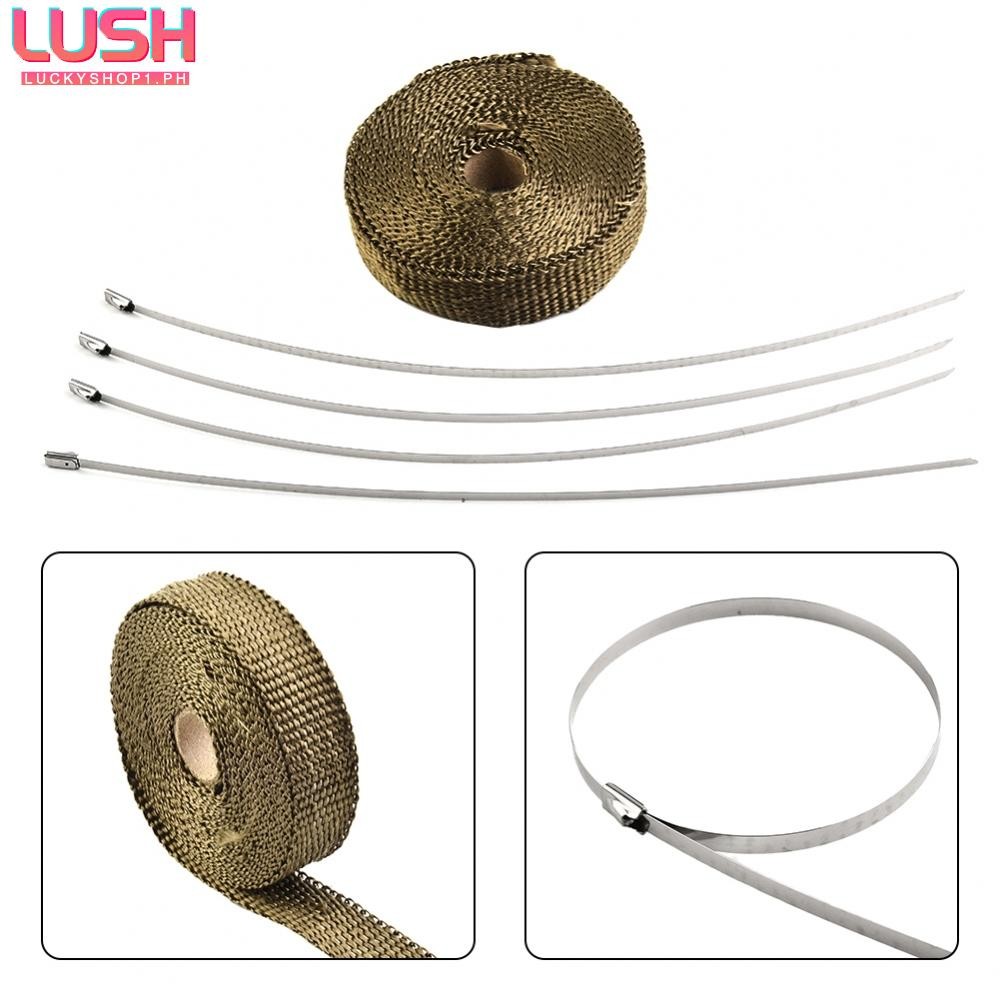 Repair Car Insulation Tape Thermal Wrap Exhaust Pipe Repair Shield ...
