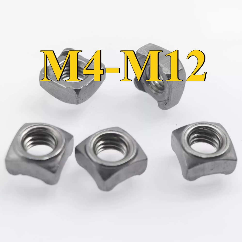 Square weld nut, Weld nut square,Welding nut,for Metal Fabrication ...