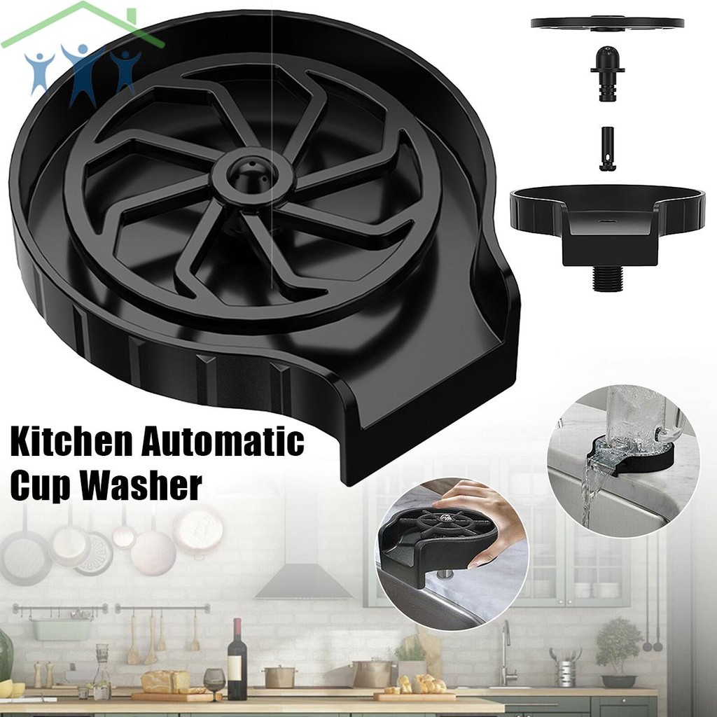 Automatic Glass Rinser Cup Cleaner Cup Washer Multi-Angle Spray Hole ...