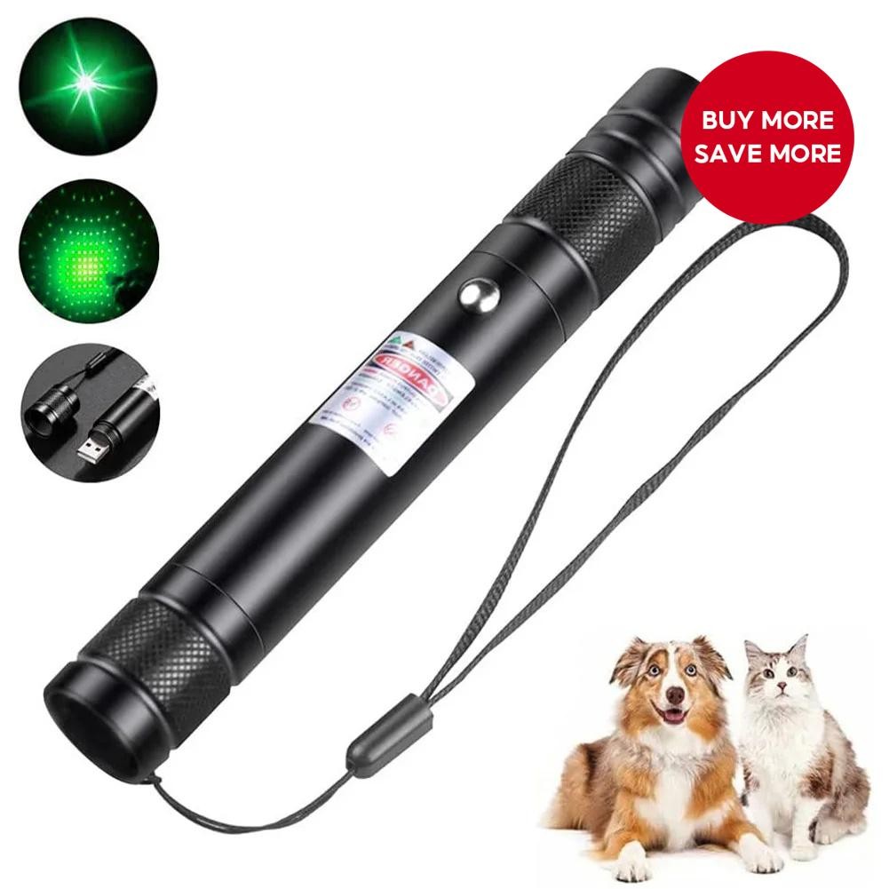 Green Laser Pointer 10000m USB Charging Built-in Battery Portable Laser ...