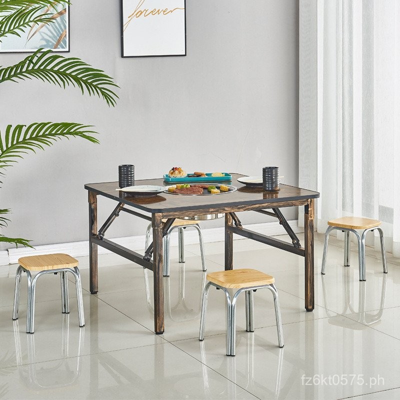 Simple Folding Table for Street Stalls, Small Dining Table, Hot Pot ...