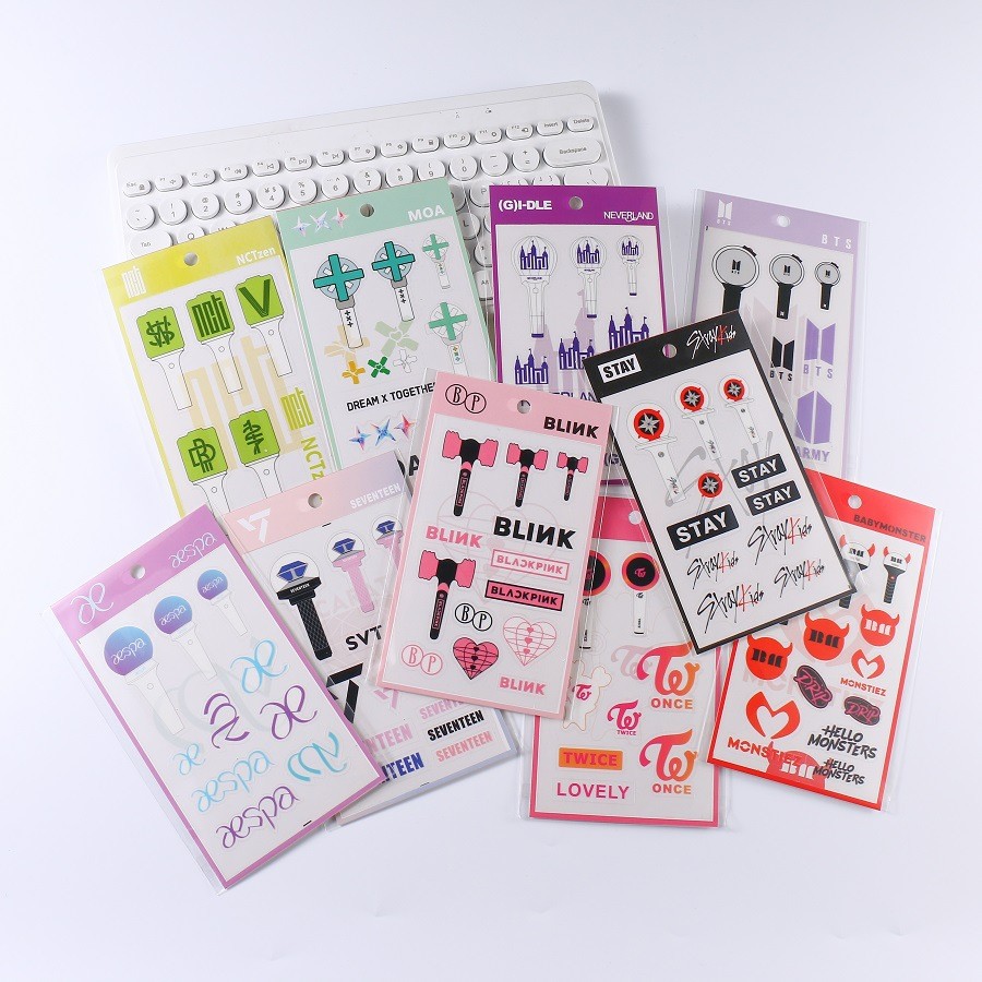 Kpop Idol Stray Kids SEVENTEEN Babymonster Ticker Cartoon Transparent ...