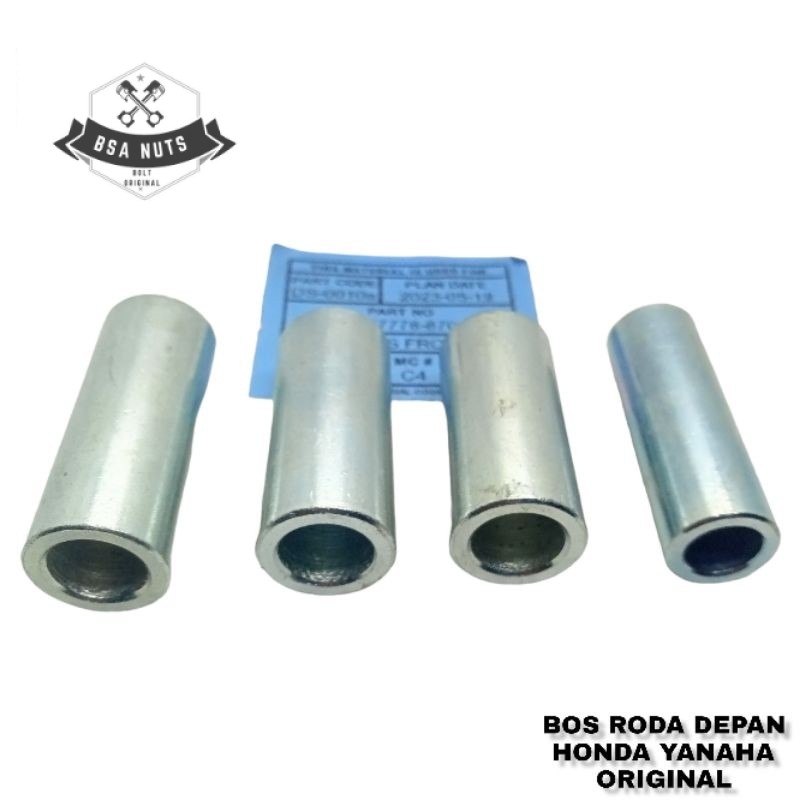 BSA FRONT WHEEL BOSS M10 M10 LONG SHORT TROMOL BOSH VALG FRONT ORIGINAL ...
