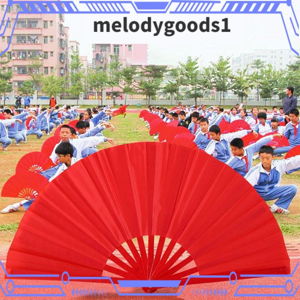 MELODYGOODS1 Yoga Fan Black Red Chinoiserie Gift Chinese Tai Chi ...