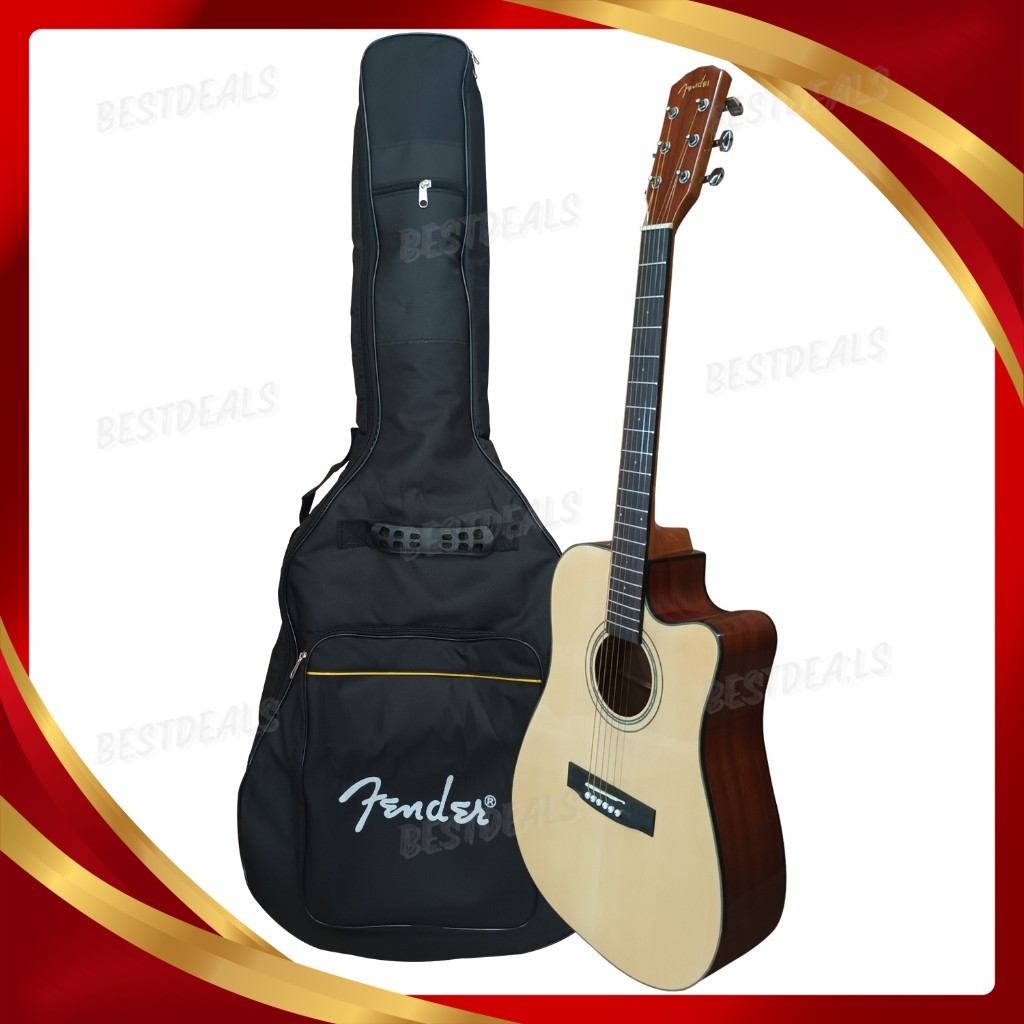Fender SCD-60C 41 Acoustic Guitar | Shopee Philippines