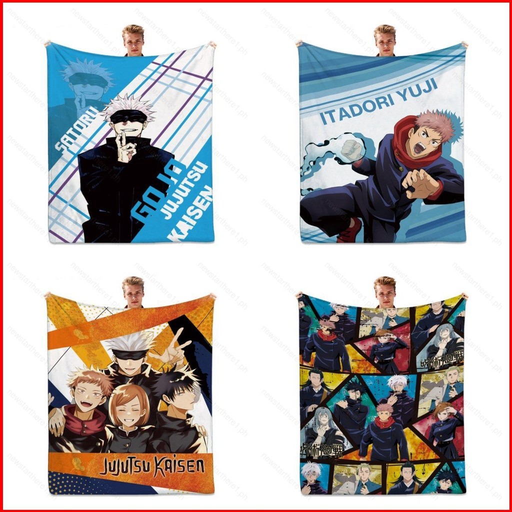 gre9 Jujutsu Kaisen Gojo Satoru Cartoon Anime Blanket Home Children ...